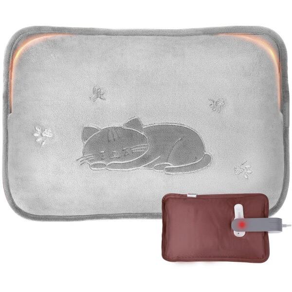 【発売日：2024年09月17日】湯たんぽ 充電式 ゆたんぽ MOOLOTY37x25x5cm エコ 湯タンポ ポケットデザイン 4~15H長時間保温 省エネ ぬくぬく保温カバー付 防爆充電器 過熱防止機能 繰り返し使用可 暖房器具 蓄熱式...