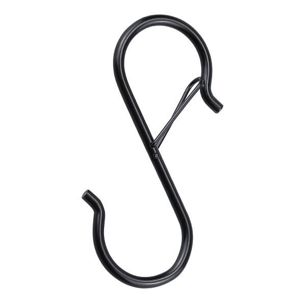 Glvaner S型フック 落ちない 金属製 10個セット 汎用フック 錆びない 落下防止 お風呂 キッチン 浴室 洗面所 玄関に 小物掛け 吊り下げ用 (ブラック)商品コード：55079673964型番：GVN00263カラー：ブラック高...