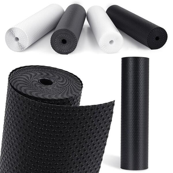 MooiFun 食器棚シート キッチンシート シェルフライナー 裁断可能 EVA製 保護マット 滑り止め 防湿 防油 食器棚／引き出し／キッチンに適用 家具保護 (30*300cm/ブラック)商品コード：55079675547型番：JP-T...