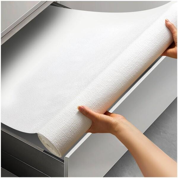 Beautyhero食器棚シート キッチン シェルフライナー 洗える 滑り止めシート 食器や調理器具のズレ防止に 引き出しシート すべり止めマット 保護シート 棚や引き出しのキズや汚れを防ぐ カット可能(ホワイト,30x600cm)商品コー...
