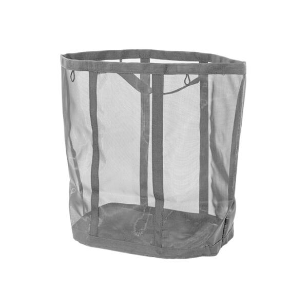 【発売日：2025年07月06日】Mikankawa ランドリーバッグ 洗濯物かご 折畳式 大容量 半透明メッシュ 通気性あり 頑丈 手提げ・壁掛け可能 多目的使用 持ち運び (ブラック)商品コード：55079676501型番：YT-611...