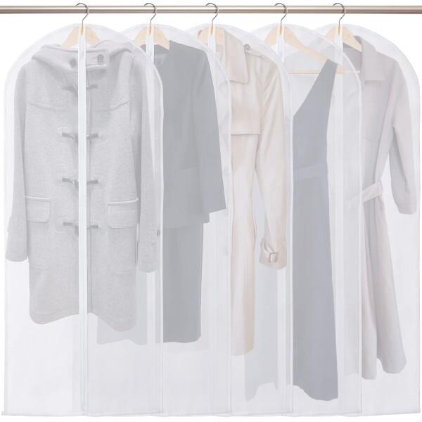 洋服カバー 衣類カバー 防虫防カビ ロング 透明 半透明 ショート ビニール JOIEM (60×140cm 5枚)商品コード：55079677285型番：洋服カバーサイズ：60×140cm 5枚カラー：透明【優れた防塵性能のPEVA材質】...