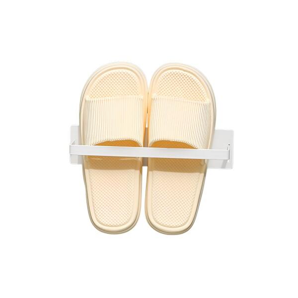 スリッパラック マグネット式 壁掛けスリッパ立て １/2足掛け 穴あけ不要 取付簡単 超強力 磁石式 高耐荷重 省スペース シューズラック 玄関 お風呂 浴室 ベランダ ランドリー スリッパ置き スリッパホルダー 室内収納 炭素鋼 サンダル...