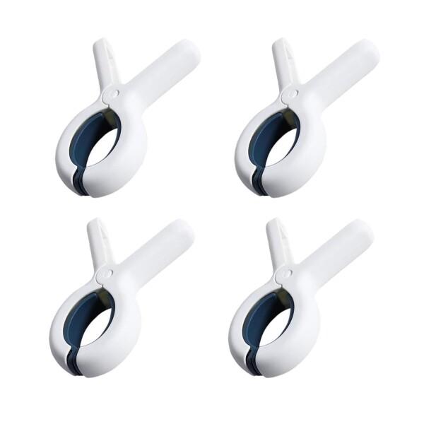 BRIIKPP 特大サイズのおしゃれな滑り止め洗濯クリップ 4個セット ブルー強力布団ばさみ商品コード：55079679933型番：なしサイズ：大カラー：ブルー1.大きいサイズ:13×9×5.5 cm、開口幅6 cm、布団、タオルケットなど...