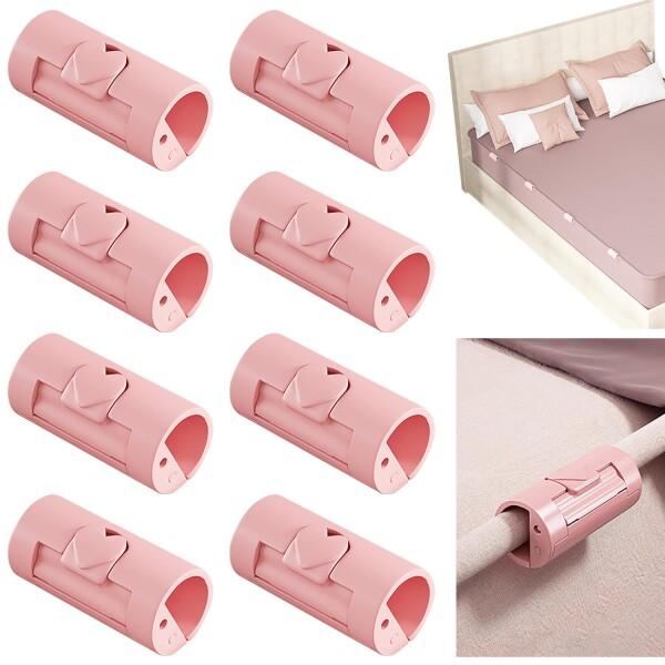ADOFUN布団クリップ ズレ防止 8枚セット 布団 クリップ 固定用 シーツコーナー止め 袋止めク 敷きふとん クリップ 滑り止め 軽量 強力 シーツズレ防止 針なし 固定器 （粉っぽい）商品コード：55079680832型番：BH-20...