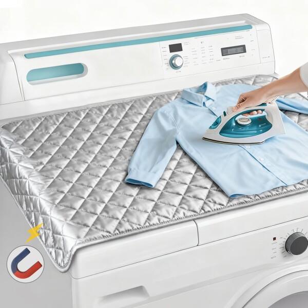 Sukh 1Pcs Magnetic Ironing Mat Blanket - Foldable Ironing Mat Portable Ironing Board for Ironing Clothes Heat Resistant ...