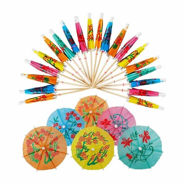 220個入 爪楊枝傘 傘ピック カクテルピック カクテル 傘 ミニパラソル ミニチュア 傘 パーティーストロー フルーツピック BAR レストラン イベント パーティーグッズ商品コード：55079683201型番：qzs45長さ約10cm、...