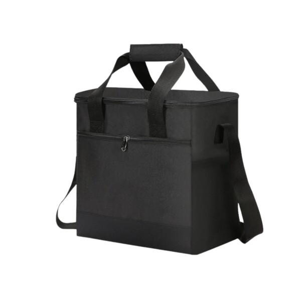 保温保冷 断熱素材 お弁当袋 メンズ レディース 折りたたみ式 軽量 おしゃれ 弁当箱対応 オックスフォード布 アウトドア ピクニック (ブラック, 15L)商品コード：55080847212型番：ABサイズ：15Lカラー：ブラック【保冷バ...