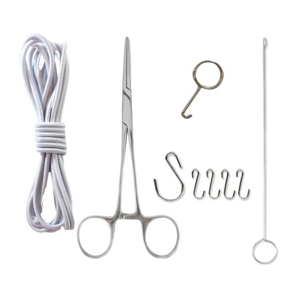 TOZOファクトリー ドール メンテナンスキット (ゴム引き 手芸用かんし ゴム Sカン Sカン用フック) 5点セット ドールカスタム ドール修理セット 1/3 3分 ドール専用商品コード：55080847802型番：230801-031/...