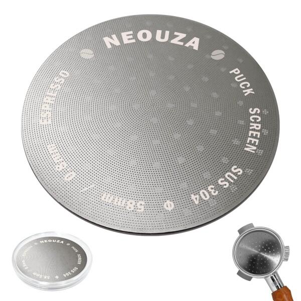 NEOUZA V3 エスプレッソ 58.5mm パックスクリーン 厚さ0.8mm メッシュフィルター ステンレススチール バリスタコーヒーポルタフィルターバスケット用商品コード：55080847902型番：V3-Puckサイズ：58.5mm...