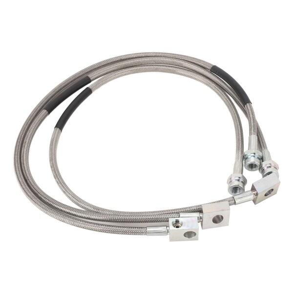 ラングラー TJ YJ XJ 1987 〜 2006 用の頑丈で信頼性の高い拡張ブレーキライン商品コード：55080848470型番：Akozonoggd23b1yqカラー：シルバー[ブレーキ性能の向上] - これらの延長されたブレーキライ...