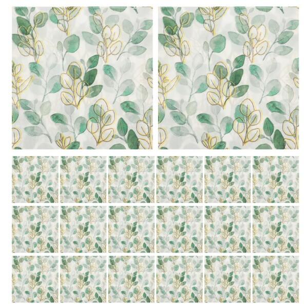 iplusmile 60枚 ディナー ナプキン ペーパーナプキン 北欧 葉っぱ パーティー ペーパー ナプキン クリスマス プリント ゲスト ナプキン 水彩 使い捨て 春 ハンド ナプキン 結婚式 業商品コード：55080848654型番：...