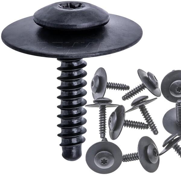 Rexka フェンダーライナー スプラッシュシールド ボルトスクリュー 11548270 GM シボレー カマロ コロラド クルーズ エクイノックス インパラ マリブ トラバース キャデラック ATS CT6 CTS XT5 XTS (10...