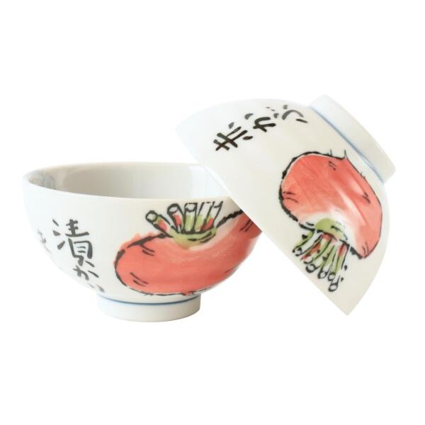 美濃焼 和陶器 ペア 飯碗 野菜柄(2個セット) 日本製 FTC201 (赤かぶ)商品コード：55080849916型番：FTC20サイズ：Mカラー：ホワイト仕様 ? 高さ:6.0cm、直径:11.0cm、容量:280ml、素材:セラミック...
