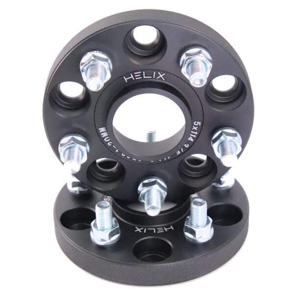 HELIX ハブ付 ワイドトレッドスペーサー 5H PCD114.3 内径60mm M12XP1.5 マットブラック (厚み 20mm)商品コード：55080850809型番：HELIX-B15-5114-601-Matt-blackサイズ...