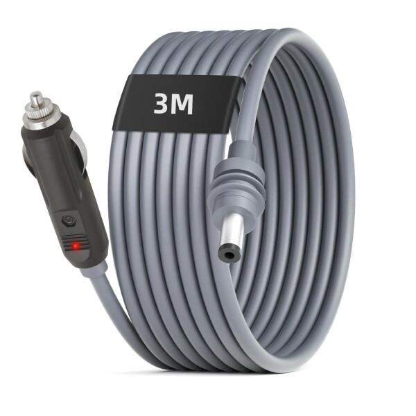 Leehitech 3M Starlink Mini 専用DC電源延長ケーブル 12V-24V カーチャージャー延長ケーブル IP68 防水 Starlink Mini アクセサリ 車、トラック、バス、ローリー、船に対応商品コード：5508...