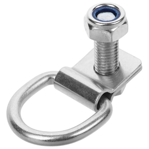 FUNOMOCYA トラック用牽引フック 高強度亜鉛メッキ鉄製 3.15X2.17X0.24インチ 車貨物固定用トレーラータイダウンリング 取り付け簡単 車両牽引用アクセサリー商品コード：55080851200型番：1サイズ：8.00X5....