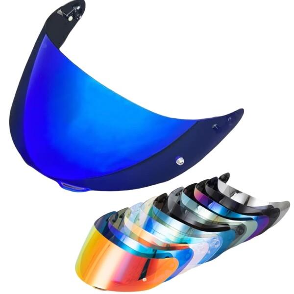 Wayocfei agv K1 シールド,ヘルメット・バイザー 紫外線 吸収 バイク用 ヘルメットアフターマーケット交換 (ブルースライス)商品コード：55080851343型番：Wayocfei-103カラー：ブルースライス適合モデル:K...