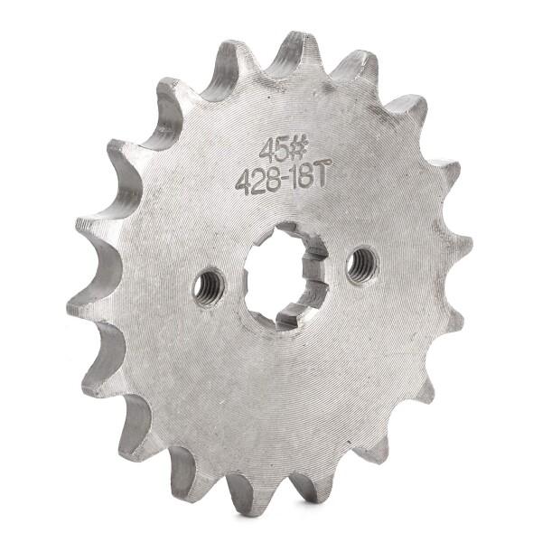 チェーン スプロケット、スプロケット コグ 428 チェーン 18 歯交換用耐油性 Thumpstar ダート バイク 110cc 125cc 140cc PIT PRO トレイル ダート バイク用商品コード：55080851818型番：M...
