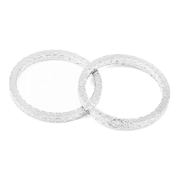 Mofun エキゾーストガスケットキット エキゾーストフランジ ハーレービッグツインスポーツスターツーリングソフテイルダイナ1984-2024、スチールメッシュスタイル商品コード：55080851870型番：601673712513【対応車...