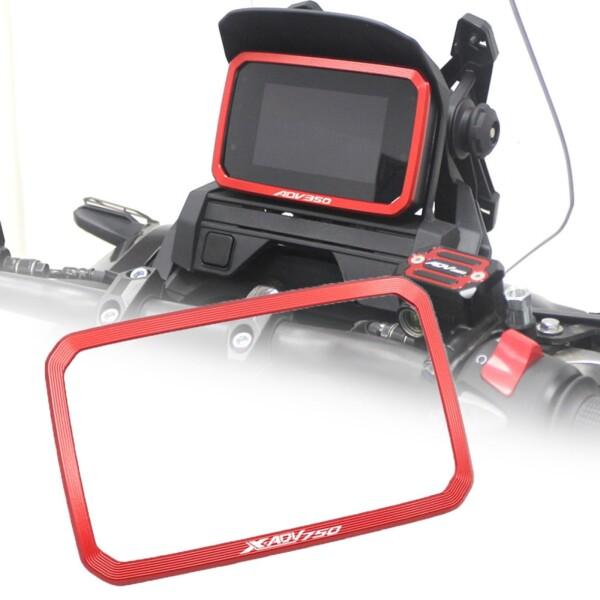 FOR ADV350 ADV 350 adv350 X-ADV750 XADV 750 xadv750 2025年に適しています オートバイアルミニウム合金機器装飾フレームディスプレイ保護カバー メーターカバー・ボックス (レッド,XADV...