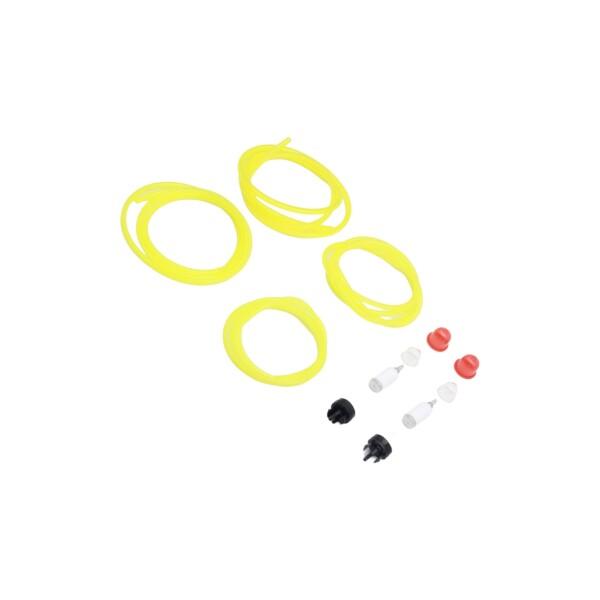 JIUDANI 16フィート 燃料ラインホースキット 燃料フィルターとプライマーバルブ付き Zama Stihl Poulan Weedeater Craftsman Husqvarnaトリマーチェーンソーブロワーと互換性があります - ウ...