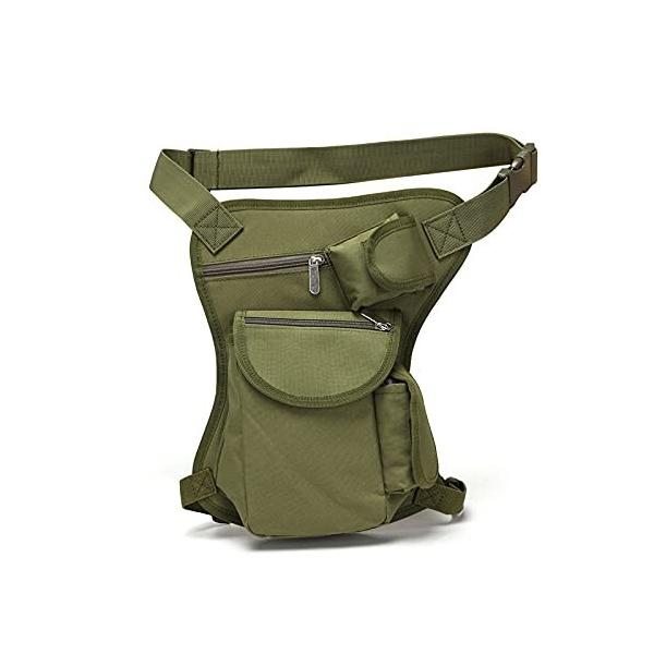 karim レッグバッグ レッグポーチ タクティカル ウエスト ポーチ バイク 自転車 キャンプ 釣り ミリタリー サバゲー 薄型 小さめ 多機能 メンズ 緑 (グリーン)商品コード：55080853107型番：0113GS145GBIBA...