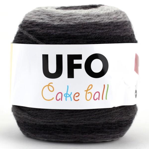 UFO Cake Ball ケーキボール グラデーションマルチカラー アクリル ウール 毛糸 200g, 350m col.15商品コード：55080855808カラー：ブラックグレーきれいなロンググラデーション捺染カラーが魅力的な「UFO...