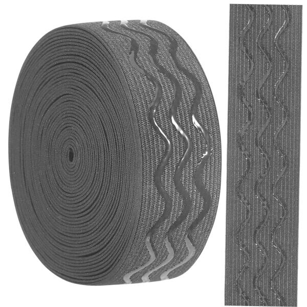 SEWACC 1 ロール 輪ゴム パンツ用のゴム 滑らかな弾性バンド ラウンド弾性バンド 手作りゴムバンド ぶら下げハンガー 太いゴムひも 滑り止め生地 縫製用ゴムバンド ナイロン Black商品コード：55080856556型番：233G...