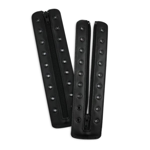 (Soletec) ソレテック 本革製 手作り 9穴付き ジッパーユニット すべてのブランド用 安全靴 作業靴 革靴ZIP-1095-BRB(ブラック x ブラックアイレット)商品コード：55080856705型番：zip-1095サイズ：...