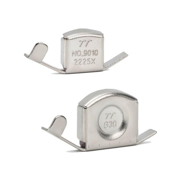 CHANJIF マグネット定規 2個セット ミシン用 磁器シームガイド 縫製のガイド用アタッチメント 縫い代ガイド 裁縫用品アクセサリー （5.5×2.5cm、4.3×1.8cm）商品コード：55080857440型番：ll205サイズ：大...