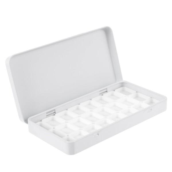 SEWACC 軽量アイアン空水彩缶パレットボックス 12.20×6.30×1.40Cm 携帯用水彩パレット 混色可能 蓋付き ストレージボックスセット アートペイント用 学生・プロ用商品コード：55080857464型番：86522702R...