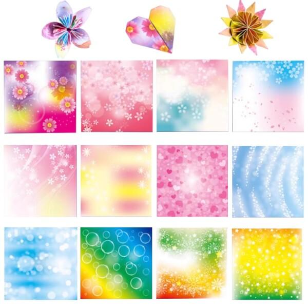 YFFSFDC 折り紙 両面柄 15*15cm 100枚入 多色 可愛い カラフル 柄付き グラデーション 和紙風 千羽鶴 折り紙セット 手作り DIY 装飾商品コード：55080857915型番：F185カラー：多色【高品質素材】この折り...