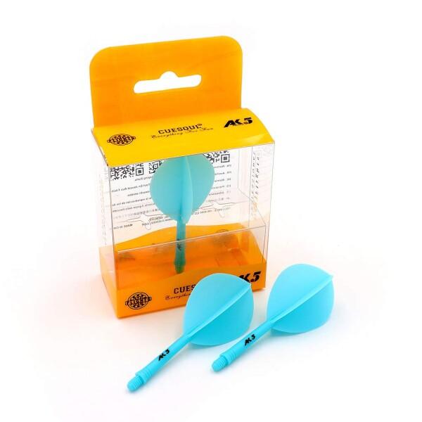 CUESOUL シャフト一体型フライト 梨・ティアドロップ形状Sサイズ、3本セット(CSAK-55SDS)商品コード：55080858208型番：CSAK-55SDSカラー：CSAK-55SDSハードでもソフトでもない独特な質感の新素材で作...