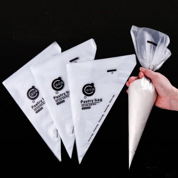 SARAJO 製菓用 絞り袋 (S/M/L 100枚入)使い捨て絞り袋 お菓子作り用 クリーム絞り出し袋 100枚入 ペストリーバッグ キッチン使い捨て クリーム ケーキ (L: 42.3cm＊38.3cm＊23.7cm)商品コード：550...