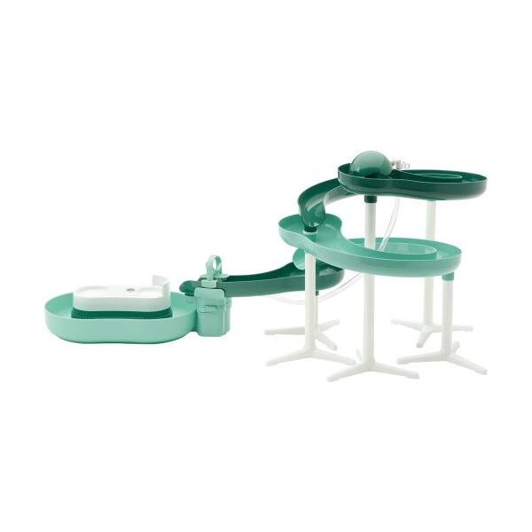 パール金属 そうめん流し ツイストスライダー 720°回転 ミントグリーン 電池式 流麺 D-6679商品コード：55080859035型番：D-6679カラー：ミントグリーン製品サイズ:(約)幅110×奥行50×高さ51cm製品重量:(約...