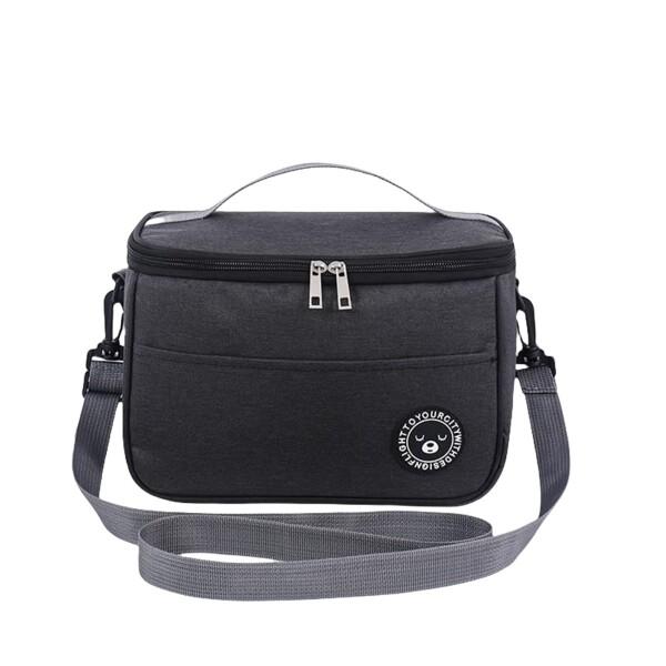 MGizo DtiSpectrum ランチバッグ 保冷バッグ お弁当袋 - クーラートートバッグ 保冷保温 ショルダーストラップ付き商品コード：55080859119型番：R10J24063-Black-S2サイズ：S (24*17*14c...