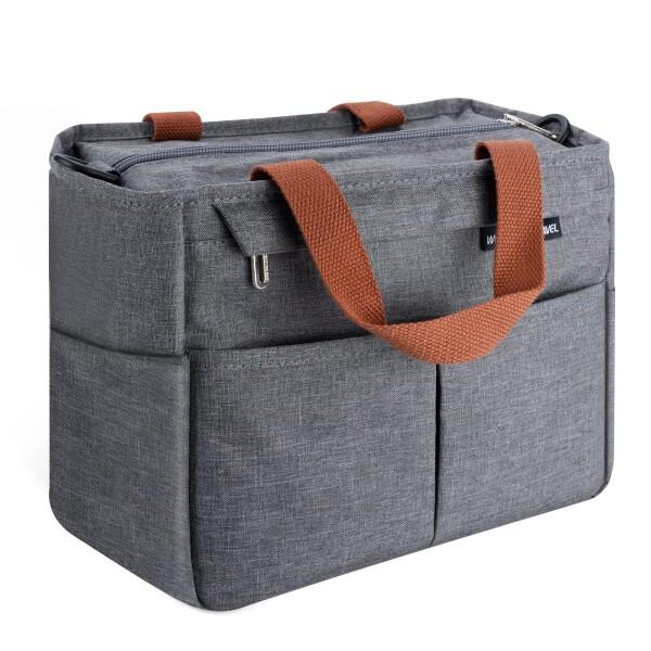 kihutor ランチバッグ 保冷バッグ お弁当袋 保温バッグ 7L 小さめ 長保冷保温 手提げ 肩掛け 撥水加工 断熱素材 折りたたみ 旅行用 軽量 通勤 通学 運動会商品コード：55080859131型番：kihutor-BWDサイズ：...