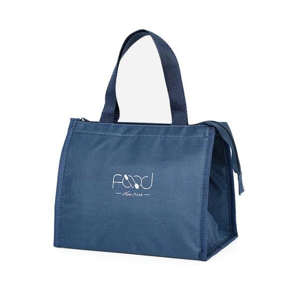 YBGGJO 保冷バッグ ランチバッグ 保冷 保温 弁当箱 袋 大容量 お弁当 おしゃれ 保冷ランチ ランチトート クーラー 耐久性 軽量 通勤 通学 持ち手つき お手入れ簡単 子供 男女兼用 (紺色, S)商品コード：5508085918...