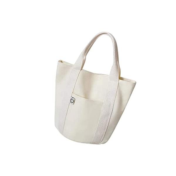 ランチパック ミニトートバッグ レディース 可愛い キャンパス プチバッグ 大人 女子の子 手提げバッグ お弁当バッグ 通勤 通学 軽量 おしゃれ 帆布ランチトート (B/ベージュ)商品コード：55080859206型番：SJ-A-175サ...