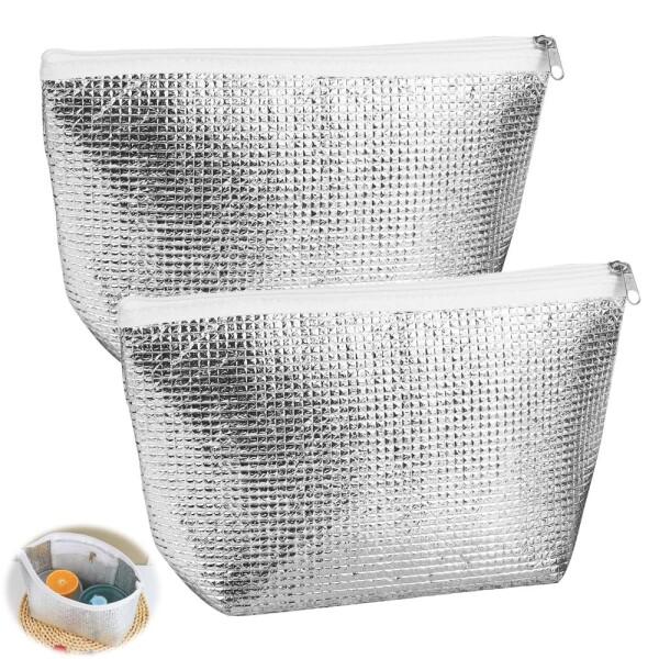 MTDDYMXLFG 保冷バッグ 小さめ アルミ保冷バッグ 保冷ポーチ 2個セット  ファスナー付き ランチグッズ 暑さ対策 高効率保温 長時間保冷 コンパクト収納 通勤 通学 行楽 アウトドア 遠足商品コード：55080859254型番：...