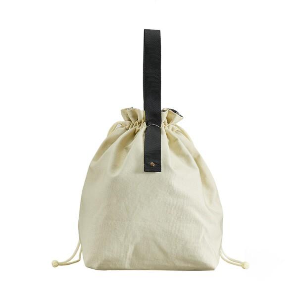 Akkerds 束口タイプ保温弁当食パック 綿100%キャンバス生地 大容量 便利 シンプル おしゃれ 無地のシンプルドローストリングバッグ 耐久使用 防水 アウトドアキャンプピクニックバッグ 男女兼用 ランチッピングバッグ 学校 屋外 仕...