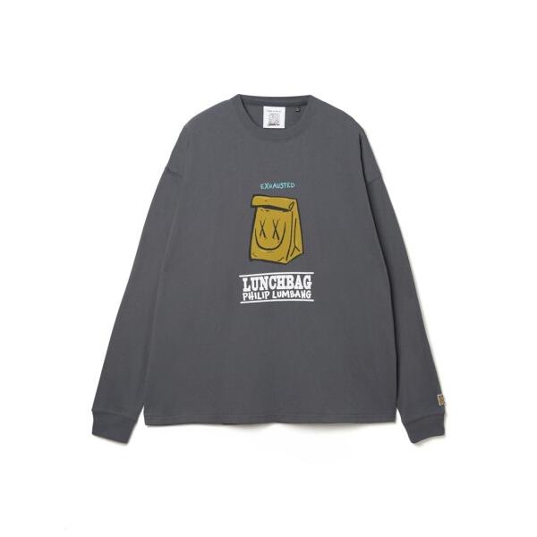 (Philip Lumbang) BIGロンT EXHAUSTED Lunch Bag メンズ レディース (JP, アルファベット, M, チャコール)商品コード：55080859279型番：2P7-65365サイズ：Mカラー：チャコール...
