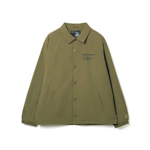 (Philip Lumbang) コーチジャケット Lunch Bag メンズ レディース (JP, アルファベット, L, カーキ)商品コード：55080859281型番：2P5-65826サイズ：Lカラー：カーキ素材:表地=ナイロン10...