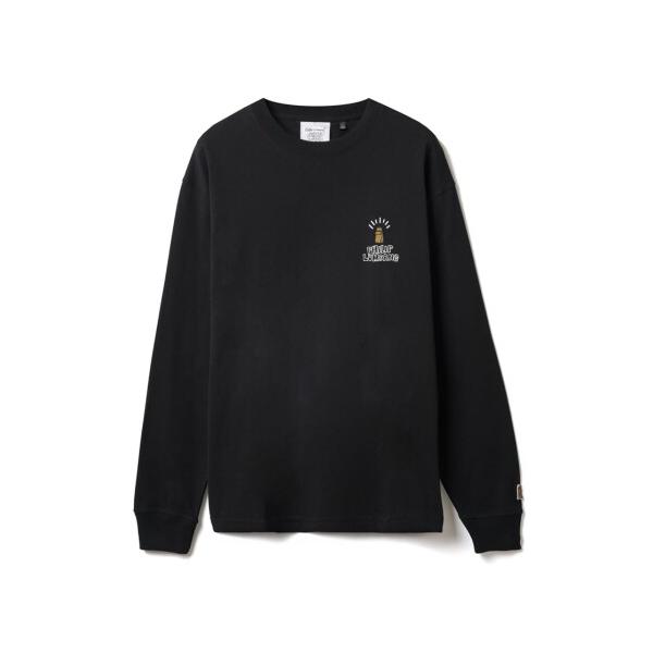 (Philip Lumbang) ロンT Crown Lunch Bag メンズ レディース (JP, アルファベット, M, ブラック)商品コード：55080859282型番：2P7-65362サイズ：Mカラー：ブラック素材:綿100%生...