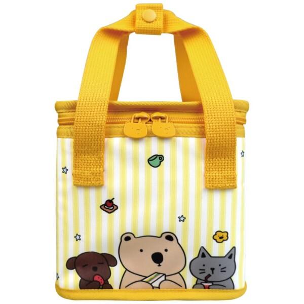 キムハチャン ランチバッグ | お弁当バッグ ピクニックバッグ ランチボックス 弁当箱 ケース (イエロー (Picnic time lunch bag))商品コード：55080859290型番：BG02サイズ：Mediumカラー：イエロー...