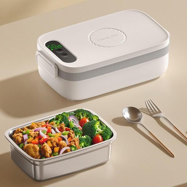 Aseech 電熱弁当箱 1L大容量 ランチボックス 14000mAh USBワイヤレス充電式 高速加熱 注水不要 304ステンレス 可脱着式内釜 携帯便利 保温弁当箱商品コード：55080859305型番：FH-3カラー：ホワイトタッチデ...