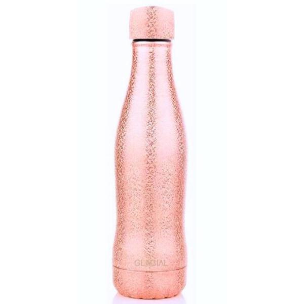 【発売日：2024年03月13日】GLACIAL 水筒 400ml 炭酸対応 真空断熱 ステンレスボトル 保温 保冷 高性能 北欧デザイン ギフト対応 ゴールデンローズ商品コード：55080859617型番：GLBサイズ：400 mlカラー...