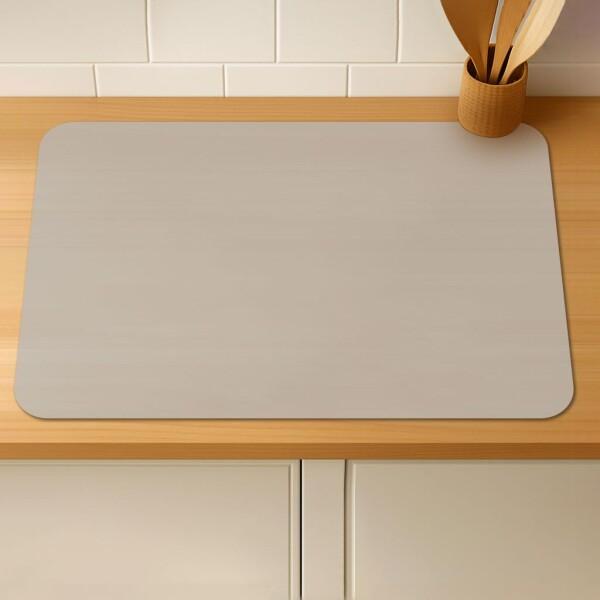 BBice シリコンマット キッチン 調理台 保護 グレー 耐熱260[度] 耐冷-60[度] 衛生設計 エンボス滑り止め 食洗機対応 折りたたみ収納 防汚 防水 シンクマット DIYカット可 (グレ-（1.2ｍｍ）, 60×40cm)商品...