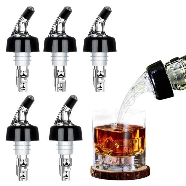 5個セット ウイスキー ポンプ 45ml ポアラー 定量 ポアラー ポーラー 適量 漏れ防止設計 一定量を注げる優れモノ ホームバーツール 業務用 (透明)商品コード：55080860256型番：DJQ-0719カラー：透明【セット内容】5...